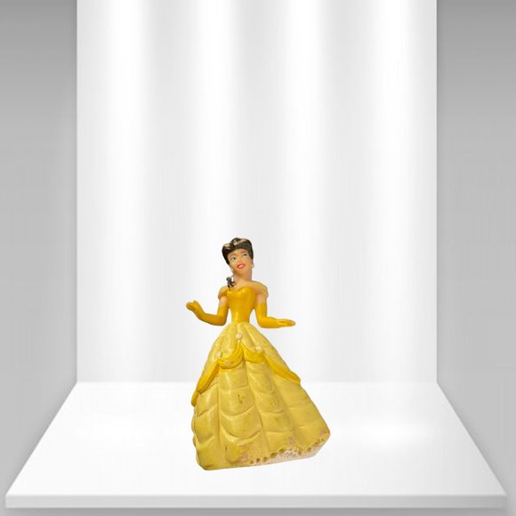 Disney | Party Supplies | Disney Princess Belle In Yellow Gown Pvc 3 ...